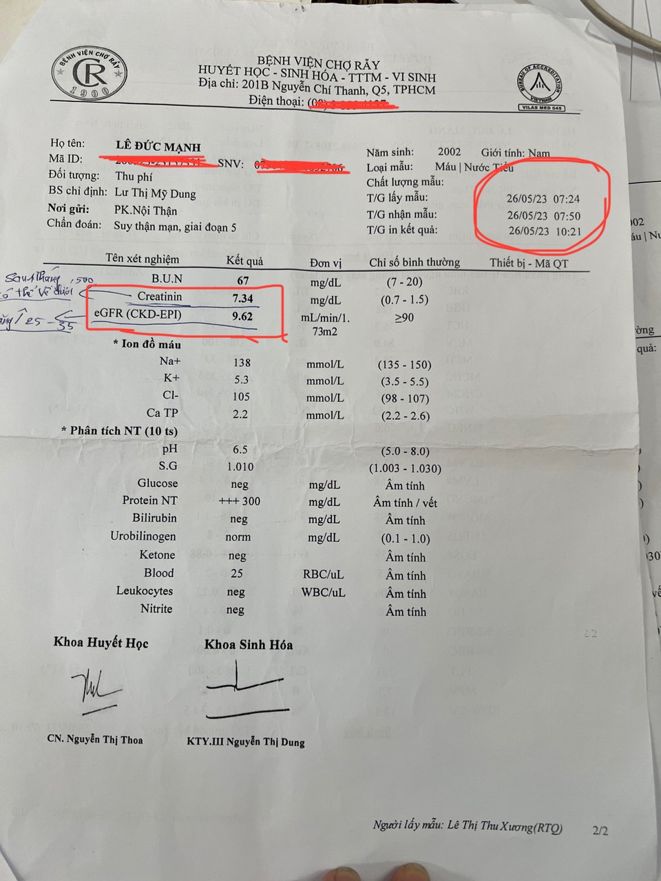 Xây dựng chế độ ăn cho bệnh nhân suy thận nhanh phục hồi